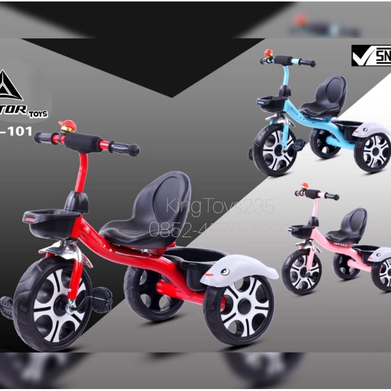 Jual Sepeda Anak Besi Aviator Kokoh Sandaran Duduk Busa Roda Karet ...