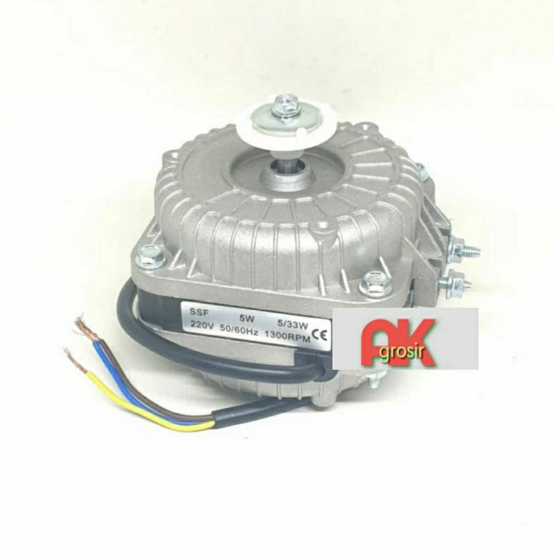 Jual Fan Motor 5 Watt Condensor Kulkas/Dinamo Kipas Kondensor ShowCase ...