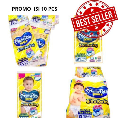 Jual Mamy Poko Pants X-Tra Kering Renceng | [PROMO]Popok Bayi MamyPoko ...
