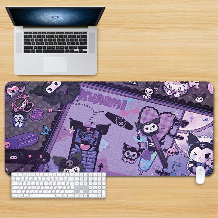 Jual Kawaii Sanrio Long Mousepad / Alas Tatakan Laptop Kuromi My Melody ...