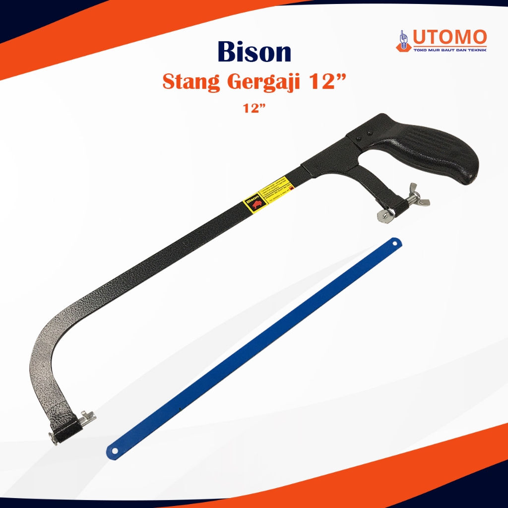 Jual BISON PEGANGAN GERGAJI Gagang Stang Graji Besi Fixed Paten Frame ...