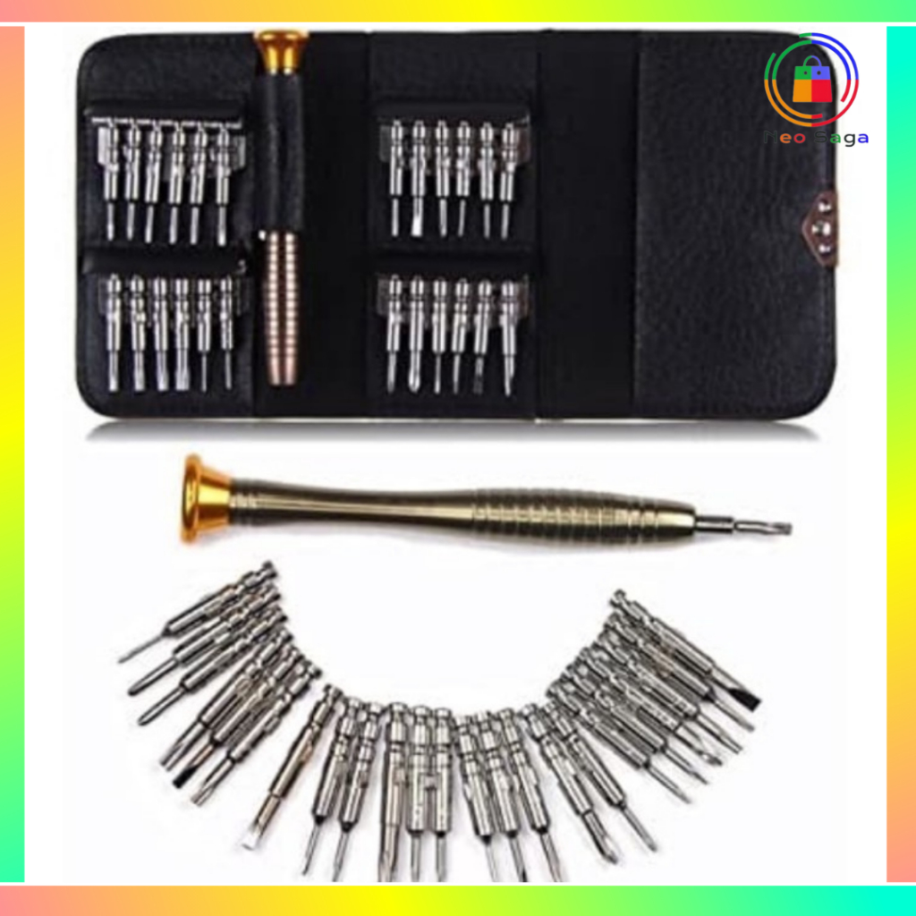 Jual Obeng Reparasi Torx Set 25 in 1 Precision Tool Kit Set | Shopee Indonesia