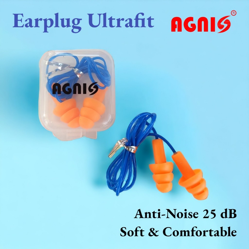Jual Earplug Ultrafit Corded Dengan Kotak Cashing Penutup Safety ...