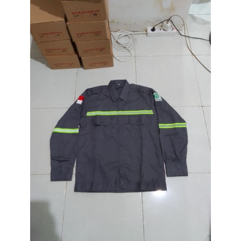 Jual wearpack safety seragam safety seragam proyek scootlight hijau ...