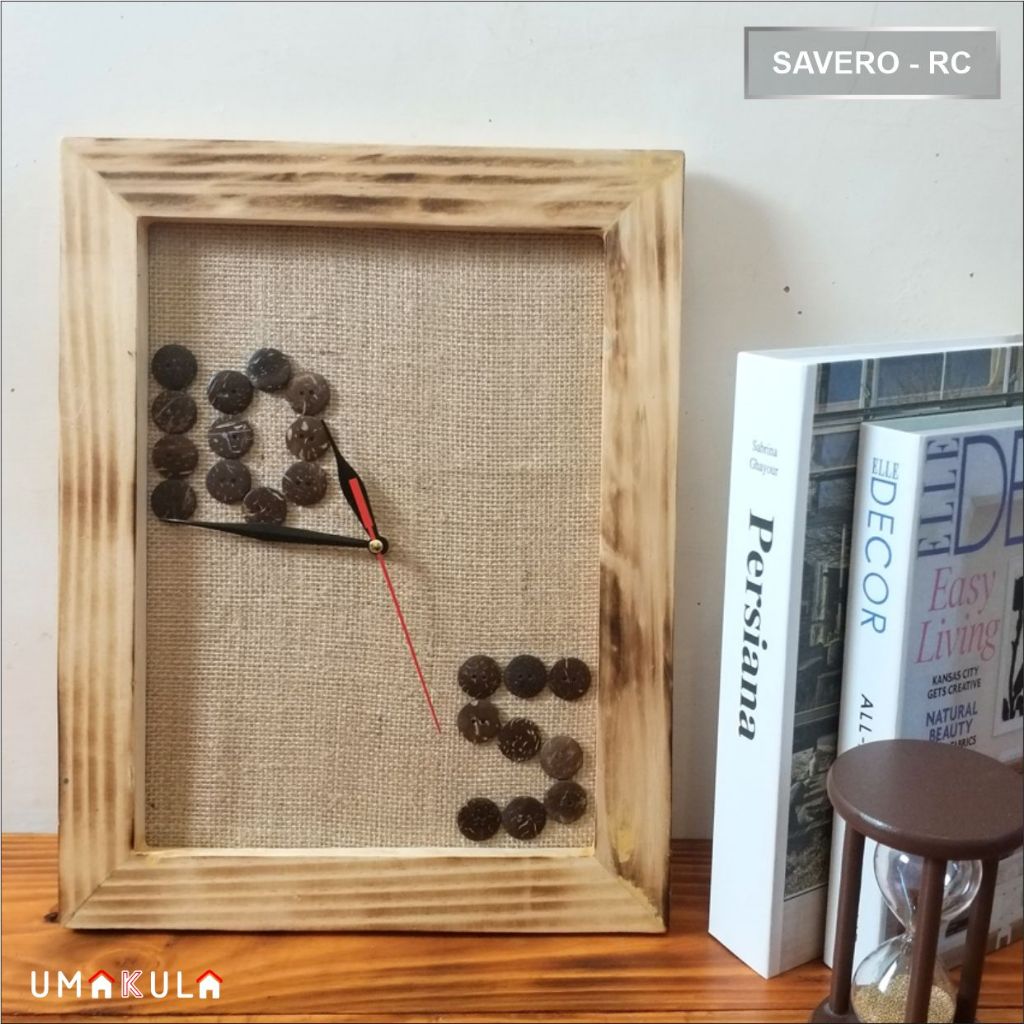 Jual AM DINDING KAYU JATI BELANDA DAN KAIN RAMI GONI UNIK DAN MEWAH ...