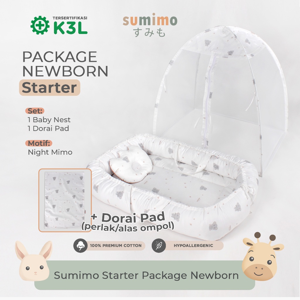 Jual Sumimo - Starter Package || Baby nest kasur kolam + perlak / kasur ...