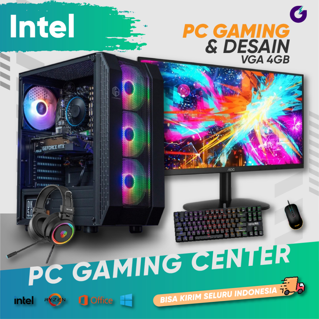 Jual PC Rakitan Gaming i5 Ram 16GB SSD 512GB VGA GTX 1650 4GB Komputer ...