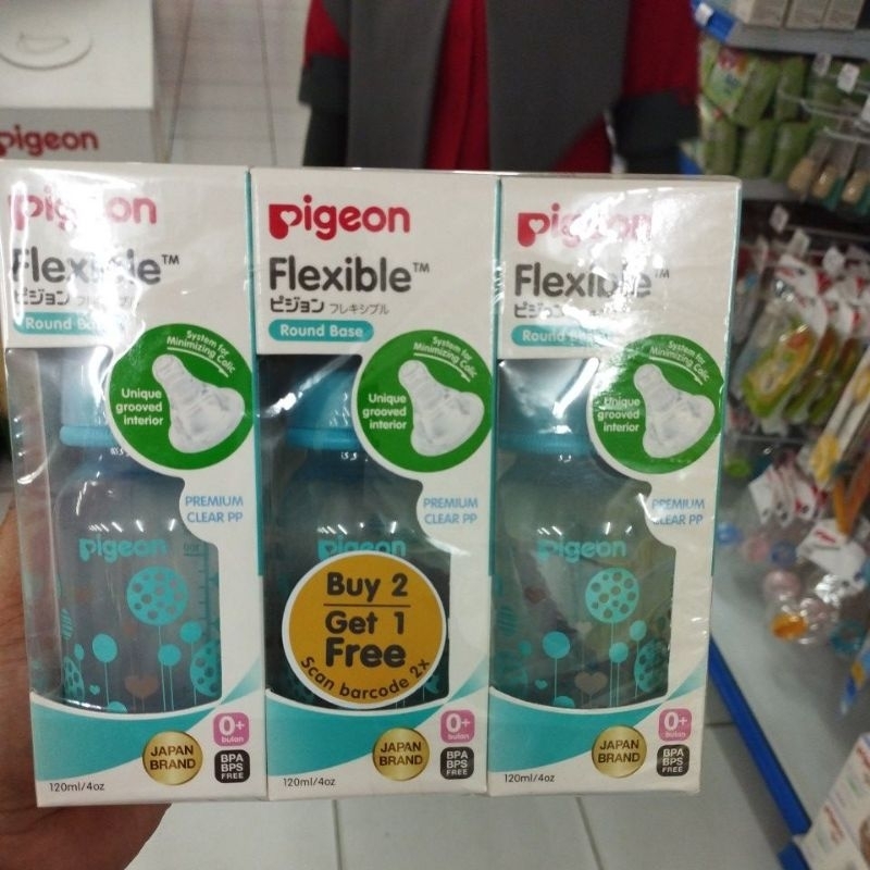 Jual pigeon paket 2+1 PP RP clear 120ML | Shopee Indonesia