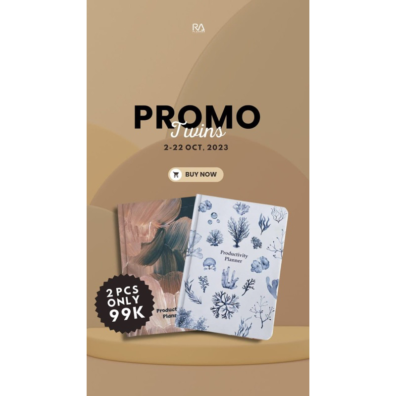 Jual Productivity Planner by RA Planner 2024| cover bonus silahkan ...