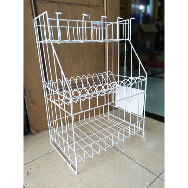 Jual rak piring 3 susun/rak piring rpl | Shopee Indonesia