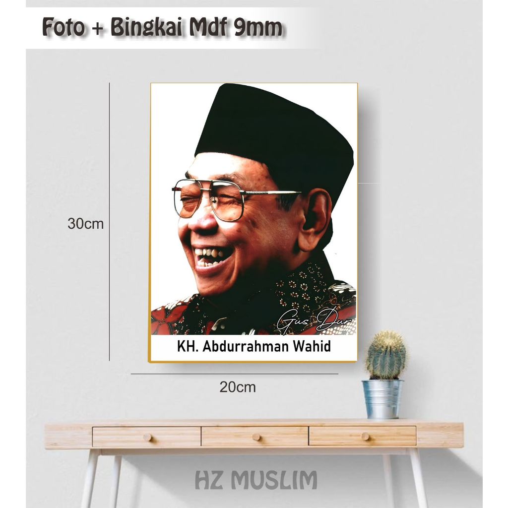 Jual Foto Gusdur /Foto Abdurahman Wahid/poster Gus Dur /foto ulama ...