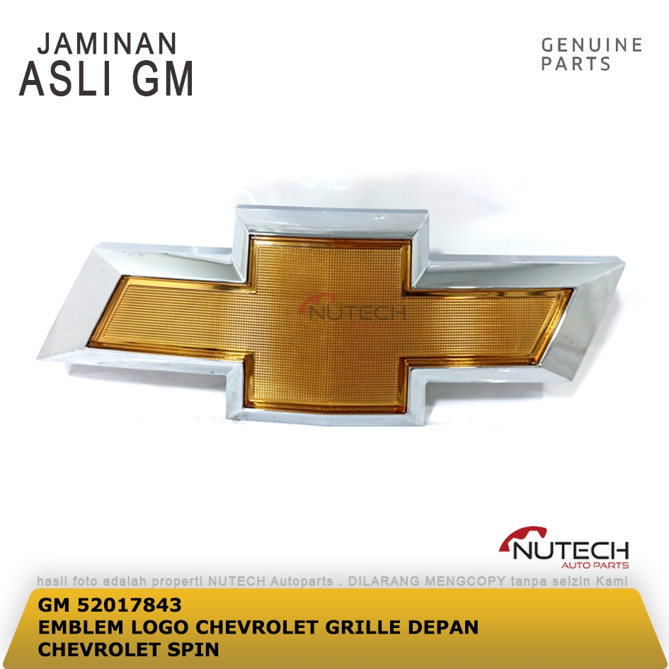 Jual EMBLEM LOGO CHEVROLET GRILLE DEPAN CHEVROLET SPIN ORIGINAL GM ...