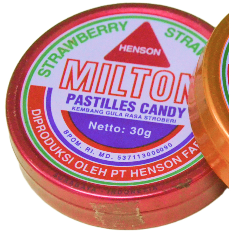 Jual Permen MILTON Pastilles Box Isi 12 Kaleng Besar 30 Gram | Shopee ...