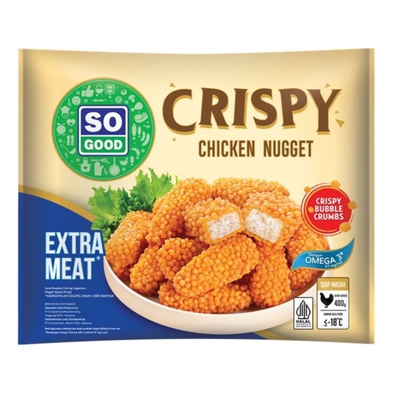 Jual SO GOOD Crispy Chicken Nugget 400 gr | Shopee Indonesia