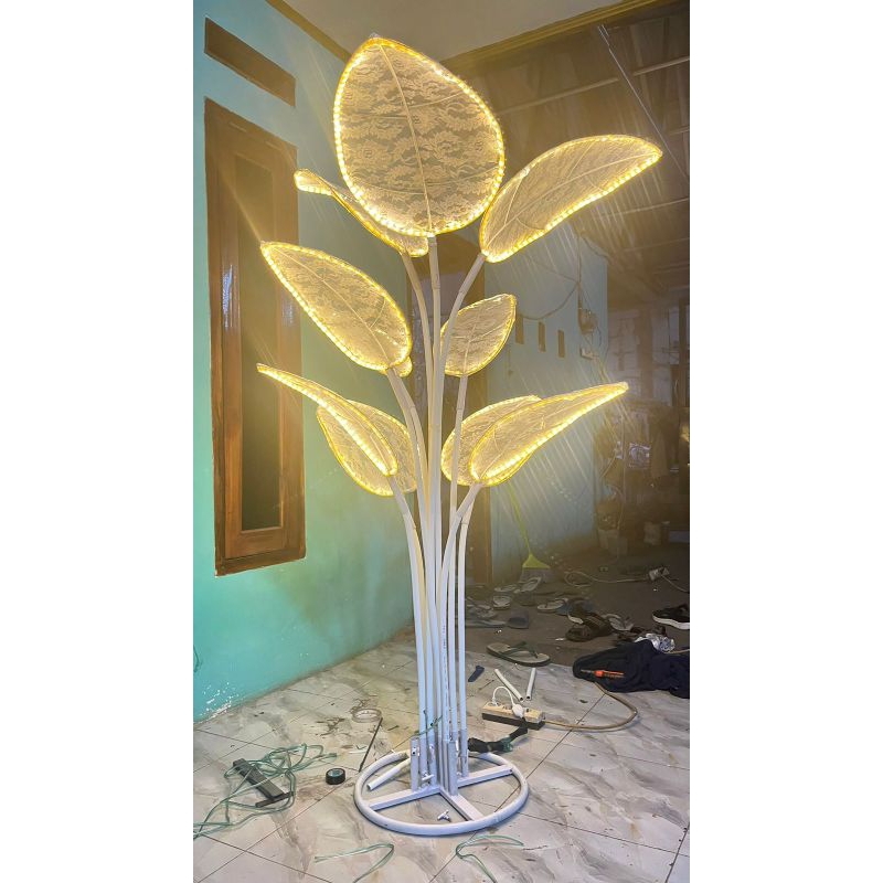 Jual ALMAIRA LAMPU STANDING POHON MODIFIKASI FULL LED TIANG PIPA ...