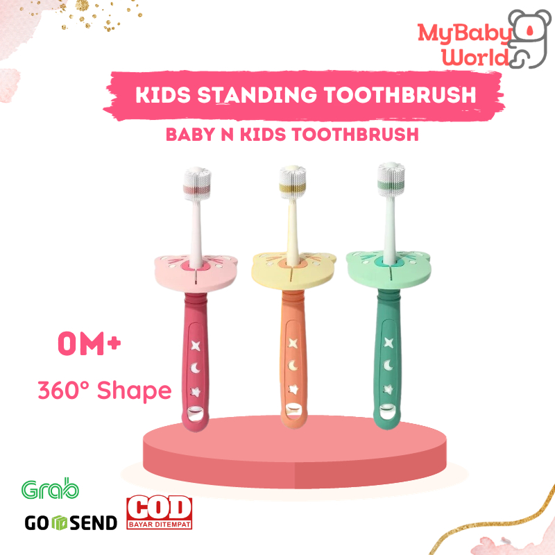 Jual MBW - Sikat Gigi Baby 360° derajat toothbrush bulu nano lembut ...