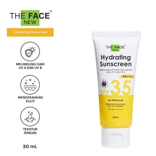 Jual THE FACE TEMULAWAK HYDRATING SUNSCREEN UV DEFENDER SPF 35 PA ...