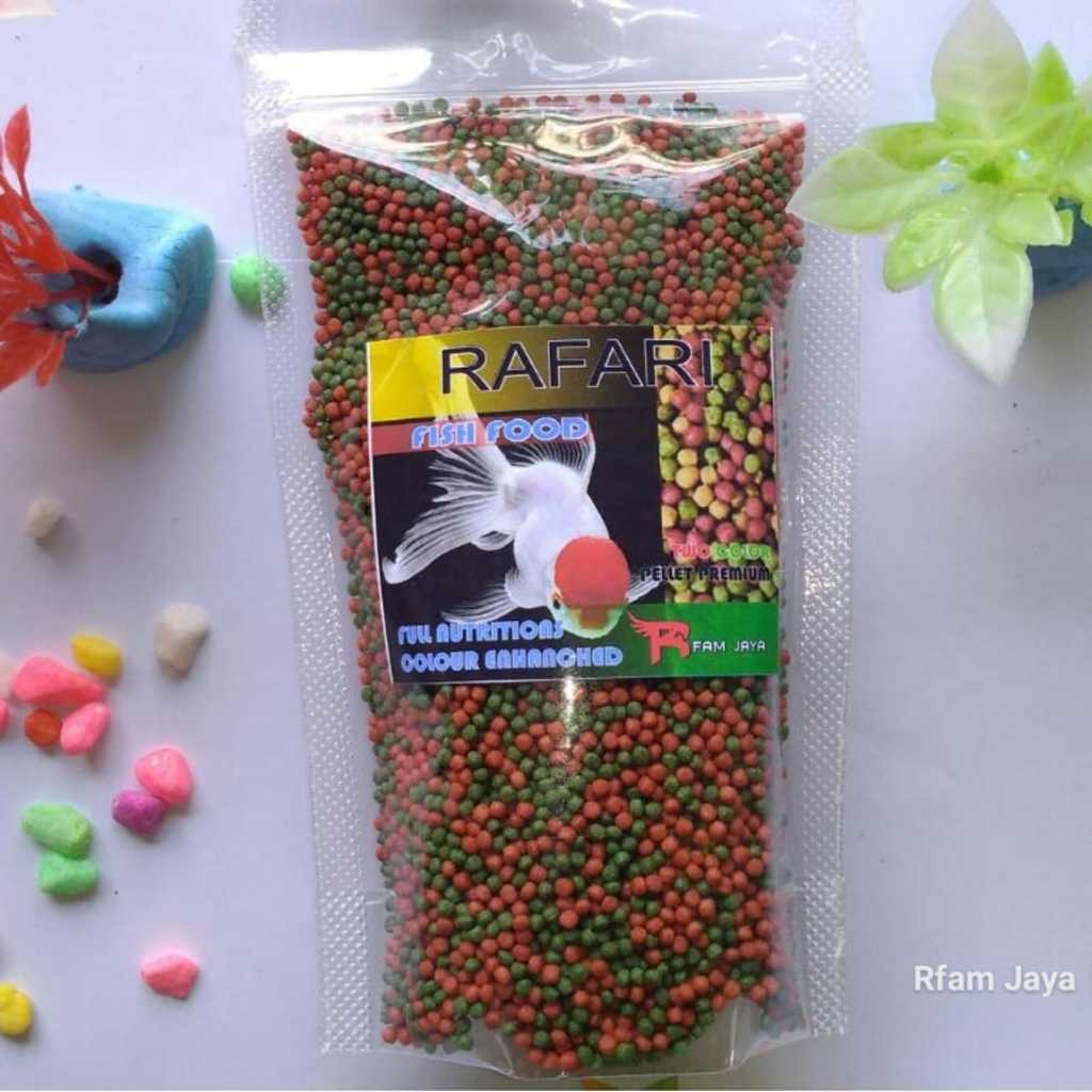 Jual RAFARI FISH FOOD 100 GRAM PAKAN IKAN HIAS KOI MAS KOKI BADUT PAKAN ...