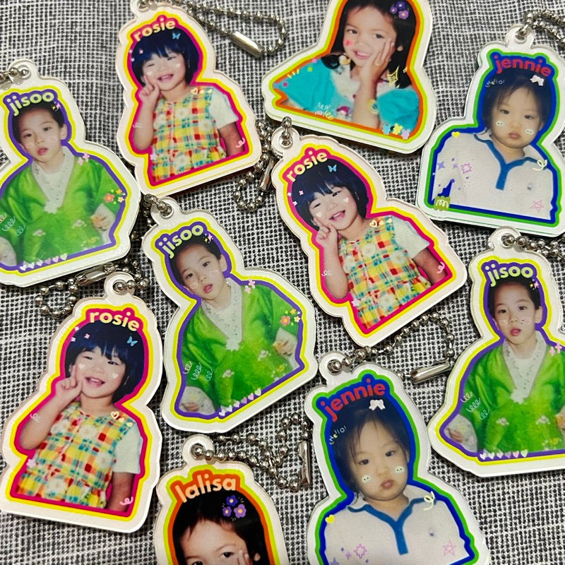 Jual BLACKPINK BABY JENNIE JISOO ROSE LISA Acrylic Keychain/Gantungan ...