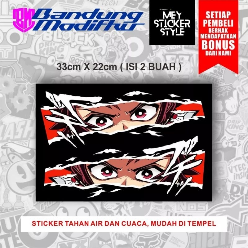 Jual Sticker lembaran stiker print sudah dicutting all type motor motif ...