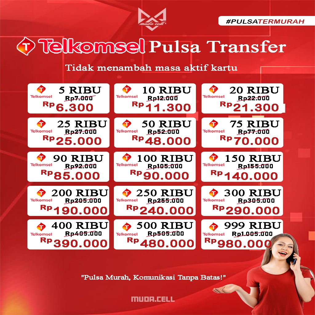 Jual PULSA TELKOMSEL PULSA TRANSFER TELKOMSEL PULSA MURAH TELKOMSEL 1K ...