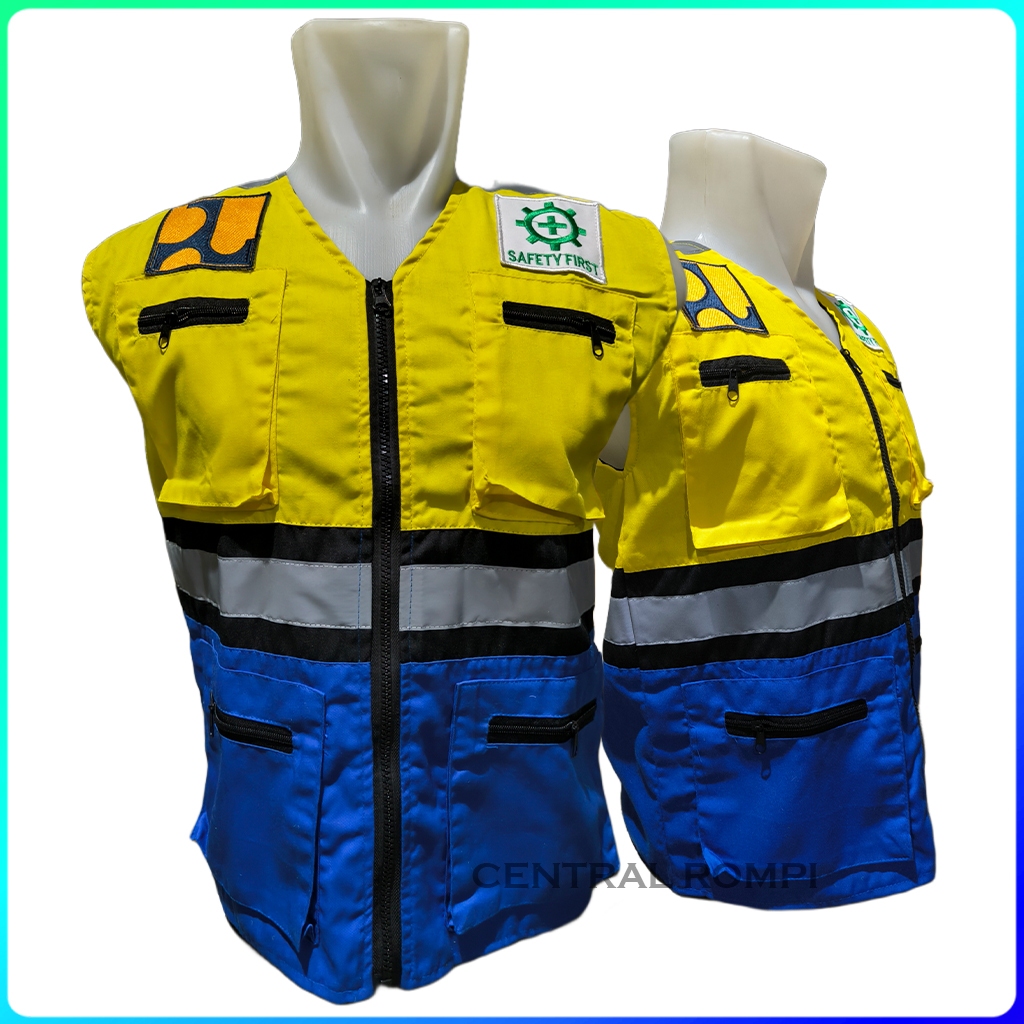 Jual Rompi Safety Bahan American Drill High Quality Terbaru Model ...