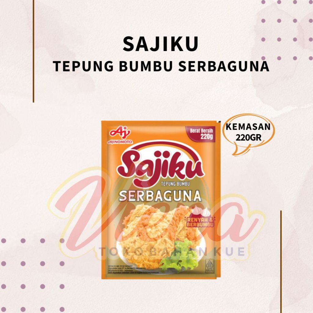 Jual Sajiku Tepung Bumbu Serbaguna 220gr | Shopee Indonesia