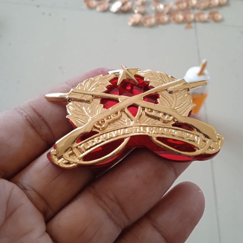Jual emblem baret infanteri dasar mika akrilik | Shopee Indonesia