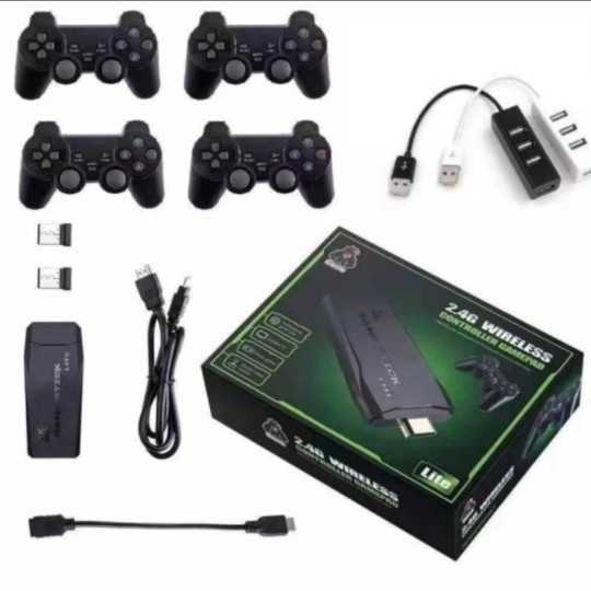Jual 4K HD Game Stick Mini Console Box Retro TV Video Game Wireless ...