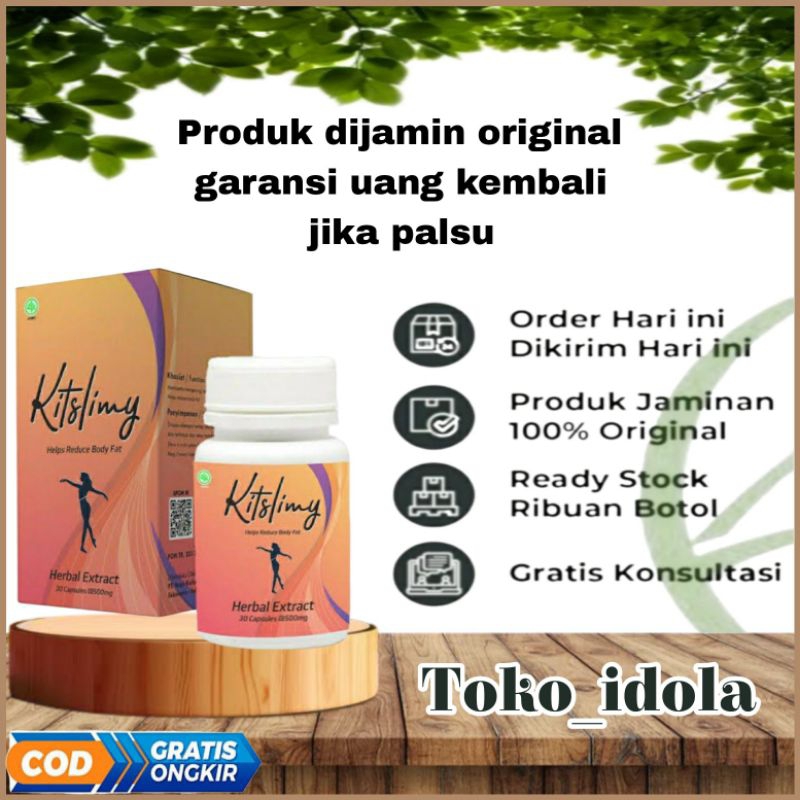 Jual Kitslimy kapsul Pelangsing Badan Obat Penurun Berat Badan Original ...