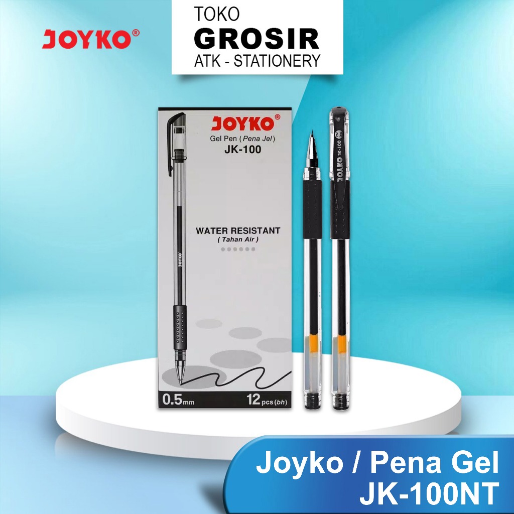 Jual Gel Pen Pulpen Pena Joyko JK-100NT 0.5 mm | Shopee Indonesia