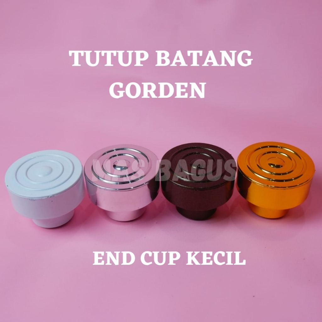 Jual End Cup Gorden Minimalis Kecil End Cup Gorden Tembok Toko Mas 0203