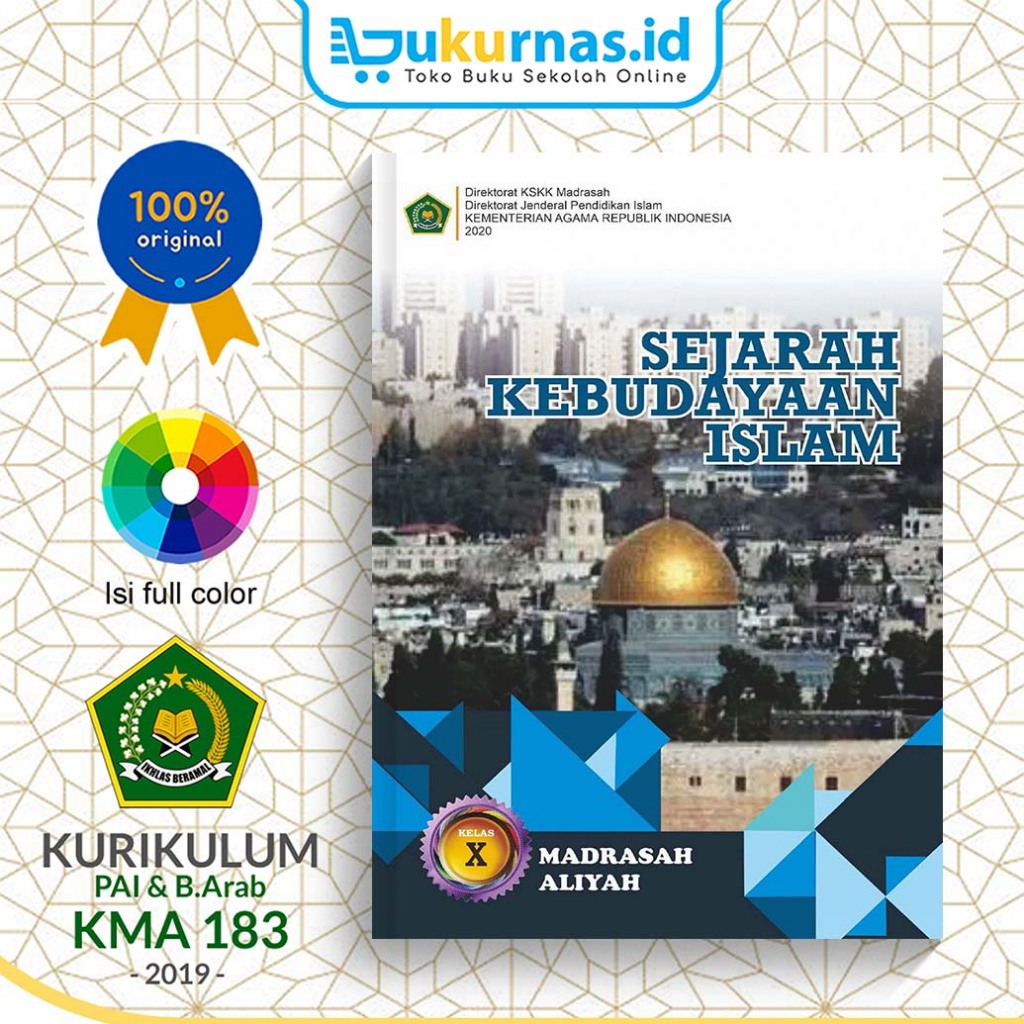 Jual Buku Siswa Sejarah Kebudayaan Islam SKI Kelas 10 MA KEMENAG | Shopee Indonesia