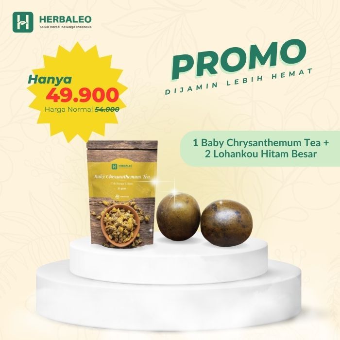 Jual Herbaleo Paket Anti Panas Dalam Baby Chrysanthemum 35g + 2 ...