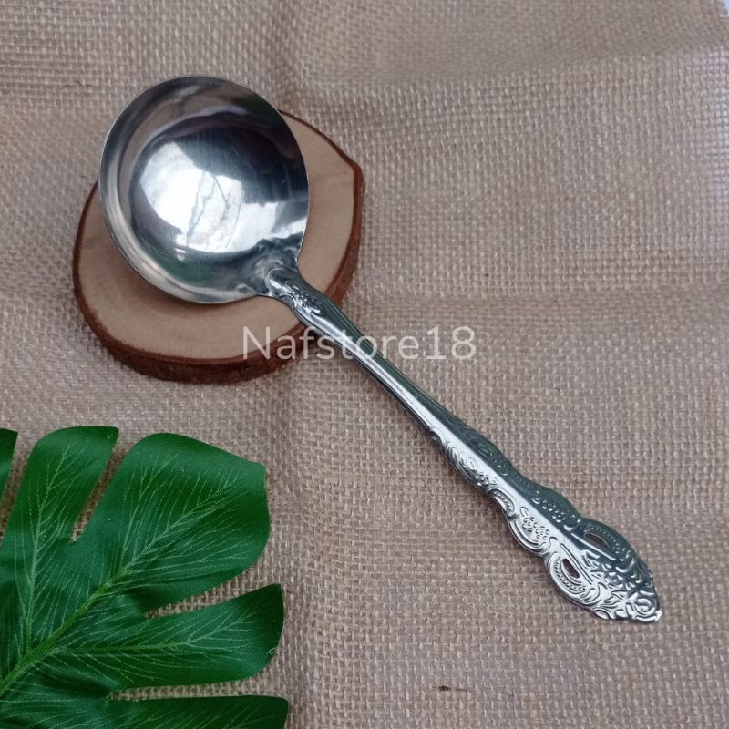 Jual irus sayur wayang full stainless | Centong sayur | sendok sayur ...