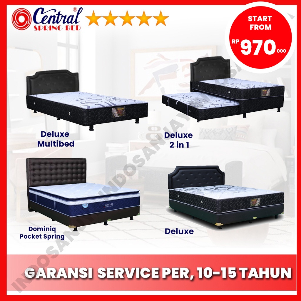 Jual Springbed CENTRAL Multibed Deluxe - spring Bed Murah Berkualitas ...