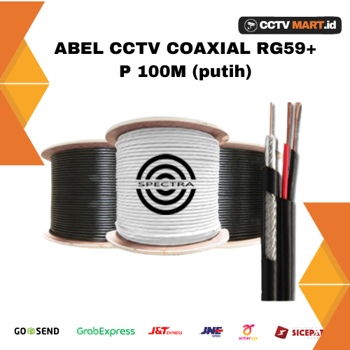 Jual KABEL CCTV COAXIAL RG59+P 100M (putih) | Shopee Indonesia