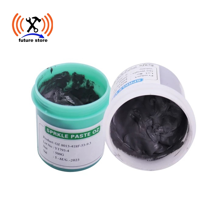 Jual SPRKLE TIMAH CAIR/TIMAH PASTA/TIMAH SOLDER WHITE/GREEN OZ LABEL ...