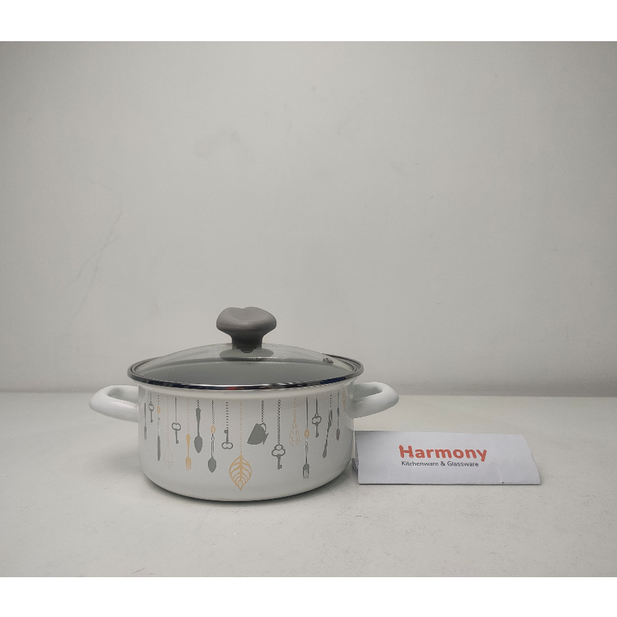 Jual KSI Chandelier Dutch Oven 20cm Panci Masak Enamel Food Grade Tutu ...