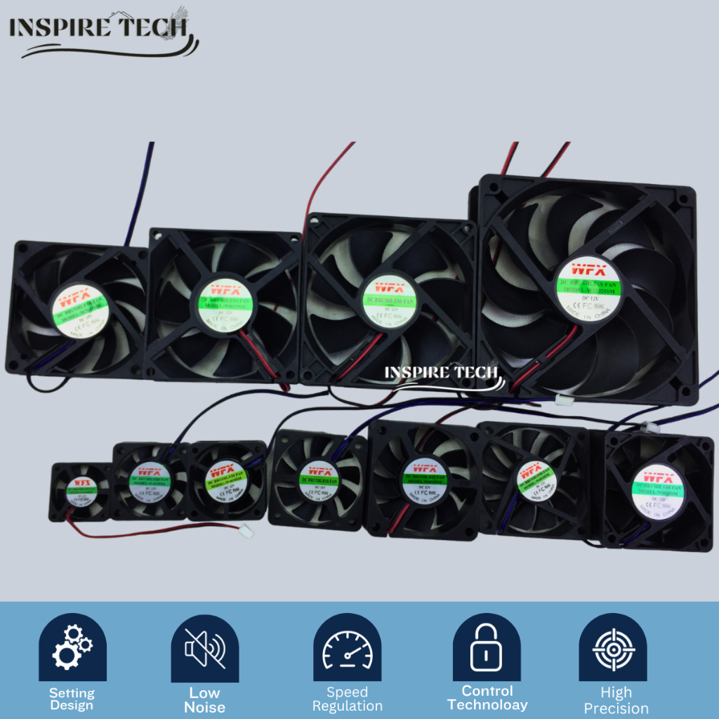 Jual Cooling Fan Kipas Pendingin TV Box Wifi Router DC FAN WFX 3-12CM ...