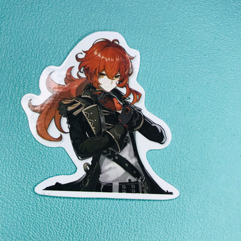 Jual Stiker Diluc Genshin Impact Character Game Sticker Laptop | Shopee ...