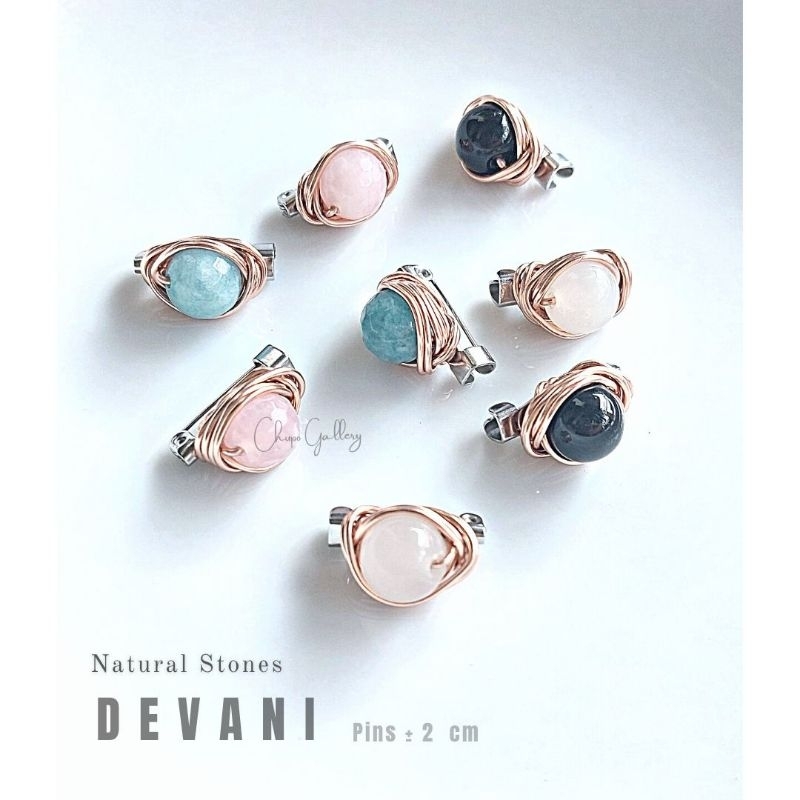 Jual DEVANI-2pcs bros dagu wire 2cm BATU ALAM peniti Grade A tajam ...