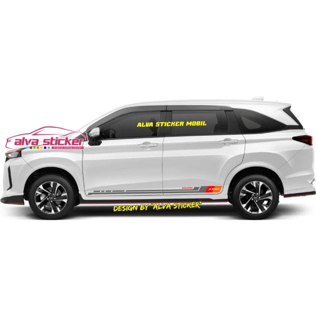 Jual best sticker all new xenia stiker xenia list stripe minimalist ...