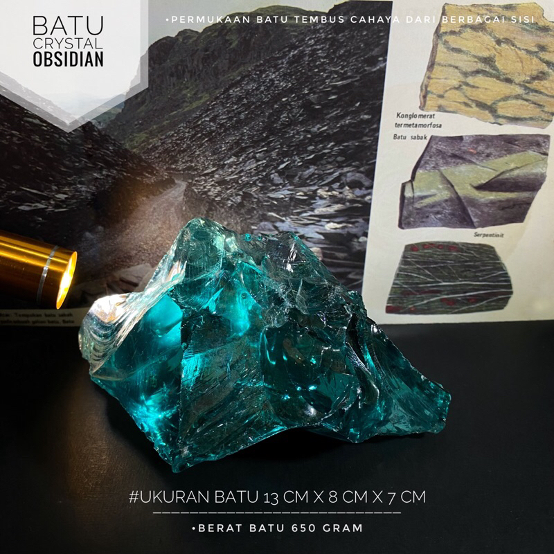Jual Bongkahan Batu Crystal Obsidian L27 atau Batu Crystal Obsidian ...