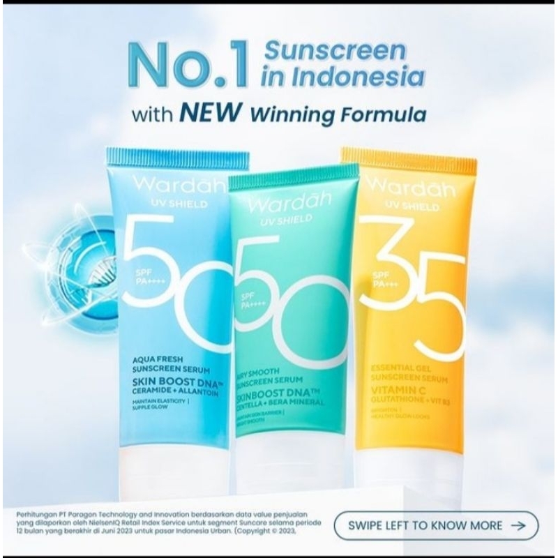 Jual New Wardah UV Shield skinboost DNA ( number 1 sunscreen ) | Shopee ...