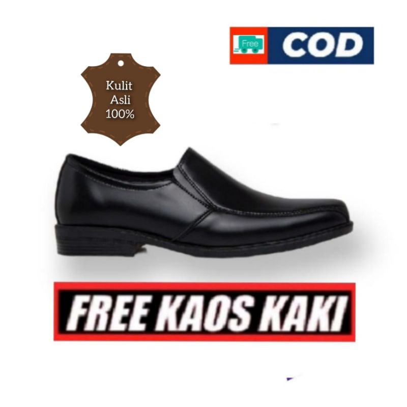 Jual sepatu pantopel kulit garut asli sepatu kerja pria sepatu dinas ...