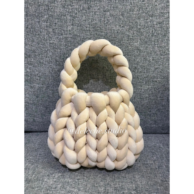 Jual [READY] CHUNKY BAG / CHUNKY KNIT BAG / CHUNKY VELVET KNIT BAG ...