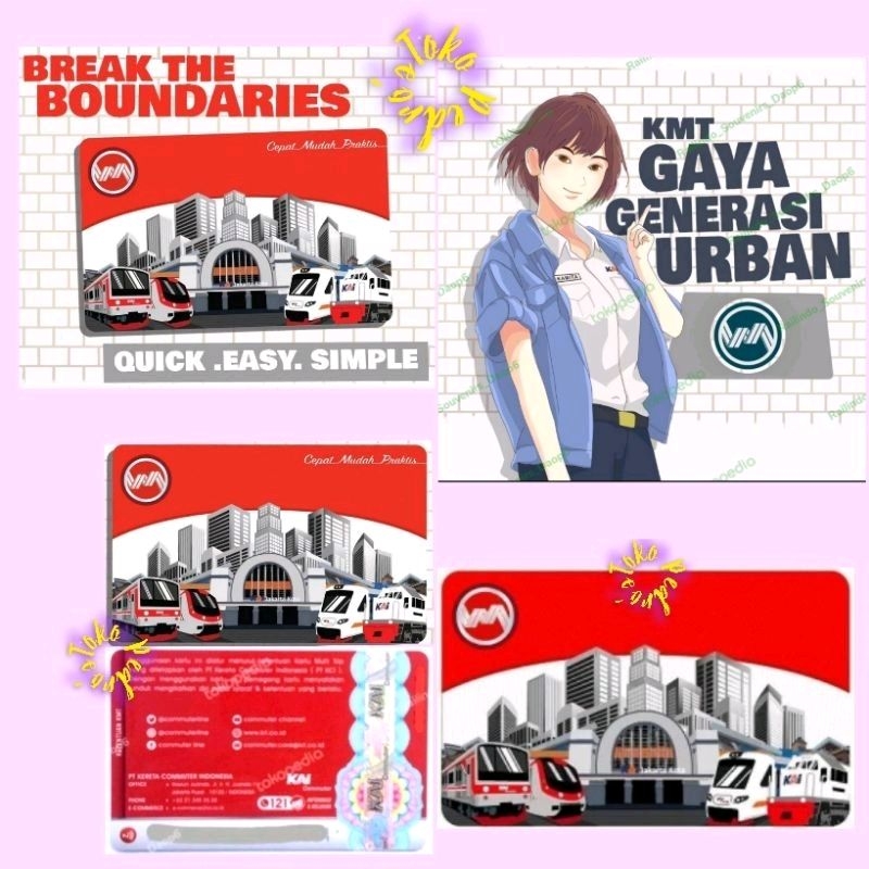 Jual //**KMT GAYA GENERASI URBAN **// Kartu KMT [KRL/COMMUTER LINE ...