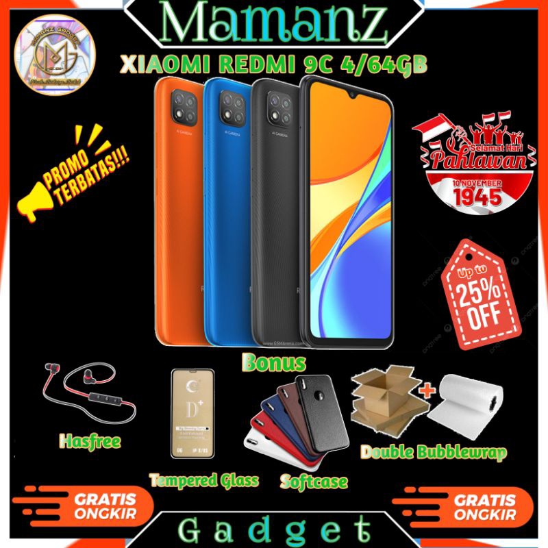 Jual Xiaomi Redmi 9C 4/64Gb ex Resmi murah | Shopee Indonesia