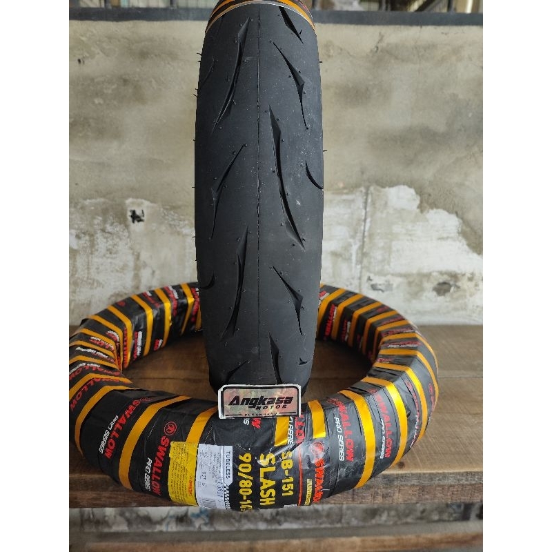 Jual ban luar racing swallow soft compound sb-151 slash 90/80 14 ...
